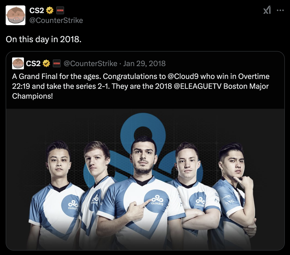 七年前的今天，Cloud9击败FaZe夺得波士顿Major冠军_5EPlay - 5EPlay赛凡网