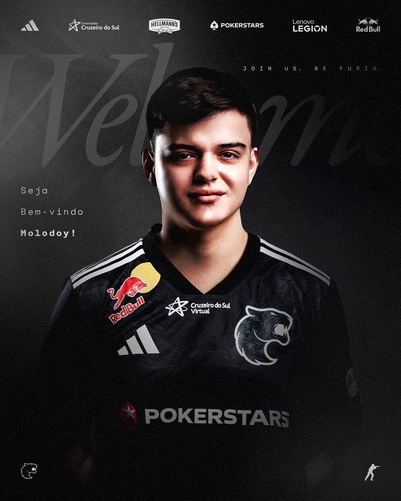 官宣：FURIA签约molodoy，FalleN转型步枪指挥_5EPlay - 5EPlay赛凡网