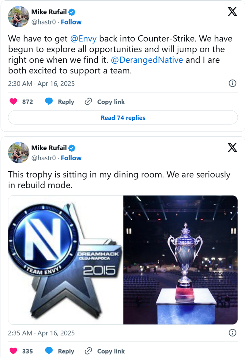 Envy老板：我们必须回归CS_5EPlay - 5EPlay赛凡网