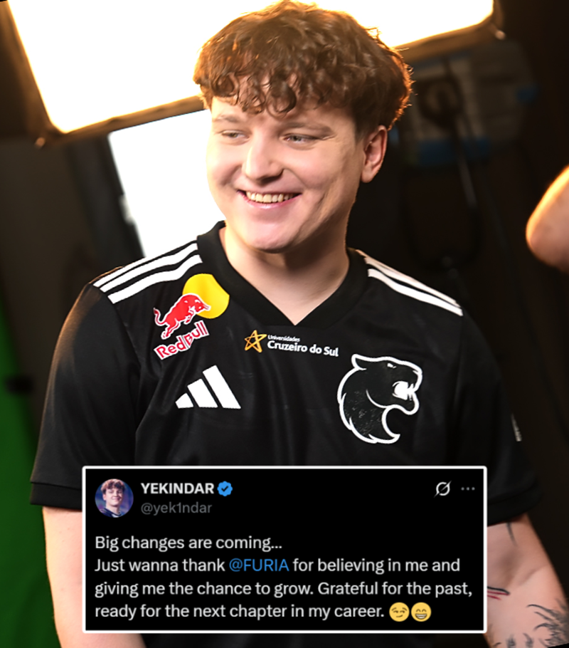 官宣：YEKINDAR正式加盟FURIA_5EPlay - 5EPlay赛凡网