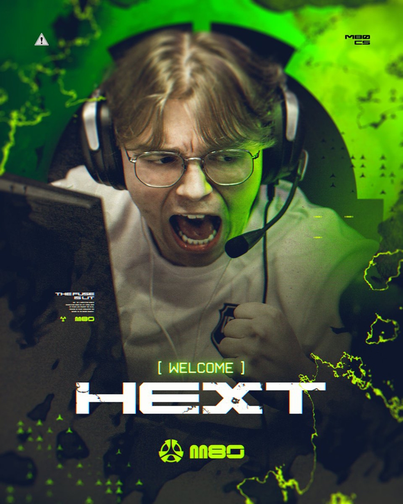 官宣：M80招入HexT取代reck_5EPlay - 5EPlay赛凡网