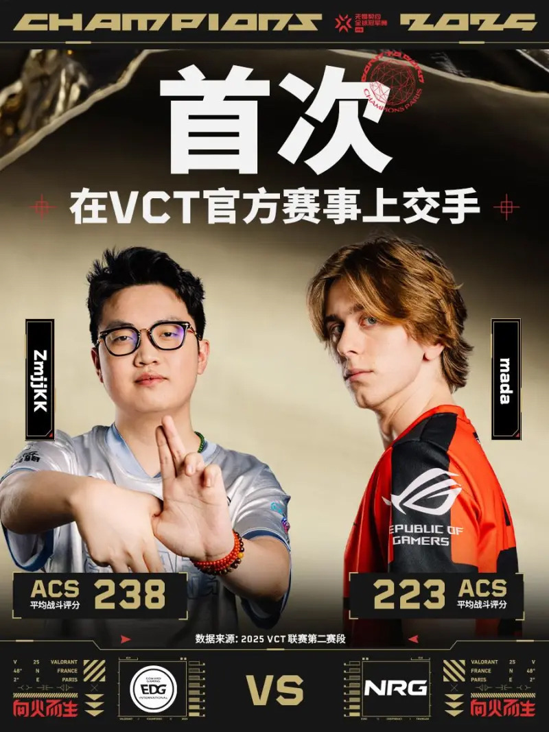 EDG vs NRG看点：ZmjjKK和mada谁能助队斩获巴黎冠军赛首胜_5EPlay - 5EPlay赛凡网